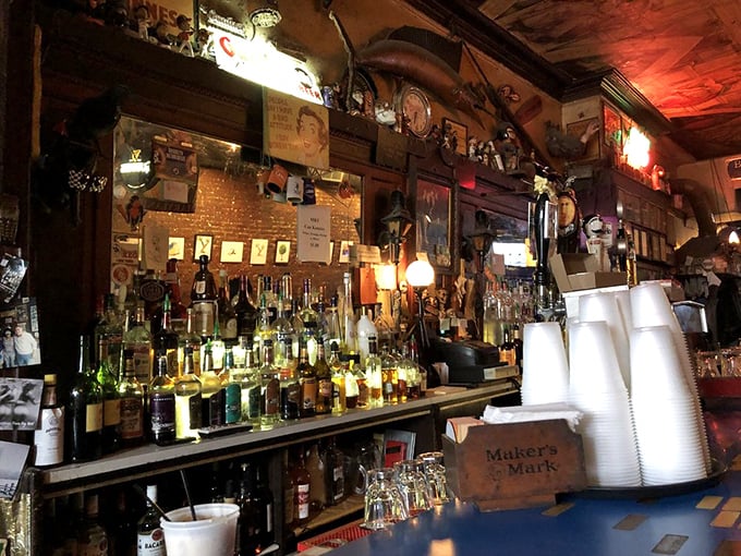 Behind the bar lies liquid history&mdash;no fancy mixology needed when honest pours and straight talk are the house specialties.