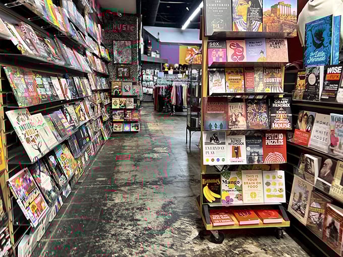 Literary adventures await between these shelves. From counterculture classics to art books that won't fit on any coffee table, reading material for the delightfully unconventional.