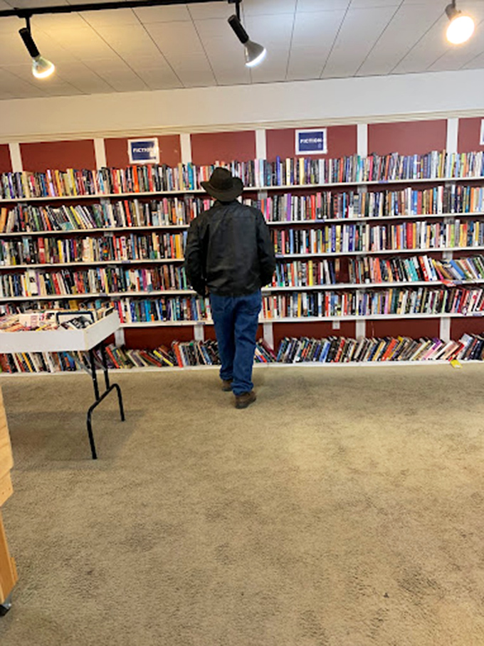 Bookworms beware: you could lose hours browsing these well-organized shelves filled with literary treasures spanning every genre imaginable. 
