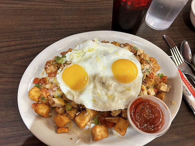 Golden French toast dusted with powdered sugar &ndash; proof that sometimes the simplest pleasures are the most satisfying. 