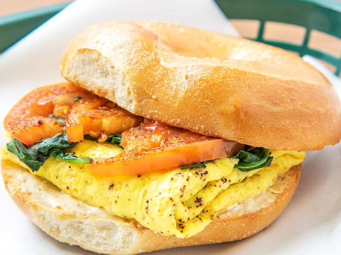 Breakfast bowl heaven! Who knew sausage, eggs and cheese could commingle so beautifully in one container? The ultimate hangover helper for Sunday mornings