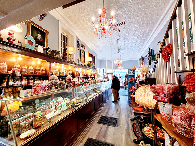 Glass cases lined with colorful confections create the adult equivalent of pressing your nose against a toy store window &ndash; except here, you can actually take everything home.