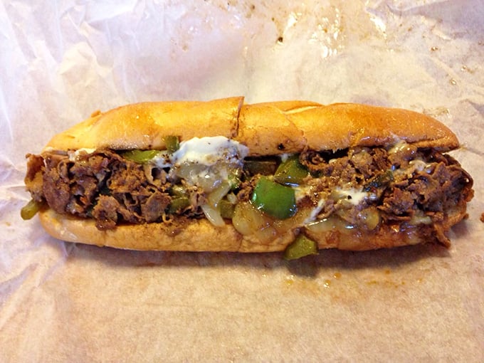 Behold the holy trinity of beef, onions, and cheese, cradled in a perfect roll. This isn't just lunch&mdash;it's edible architecture.