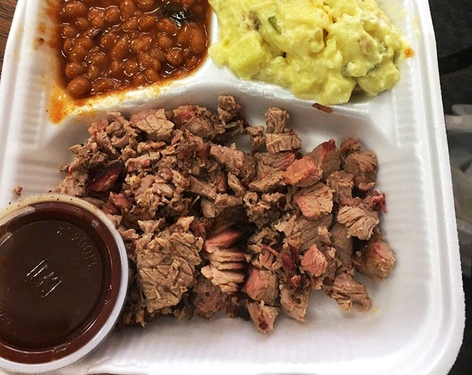 Chopped brisket that makes time stand still. Each morsel carries the perfect balance of smoke, spice, and that bark that haunts your dreams.