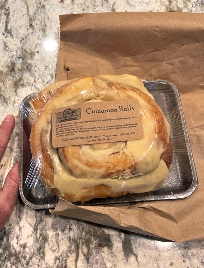 Not just a cinnamon roll, but evidence that the universe occasionally shows mercy to mere mortals through pastry.