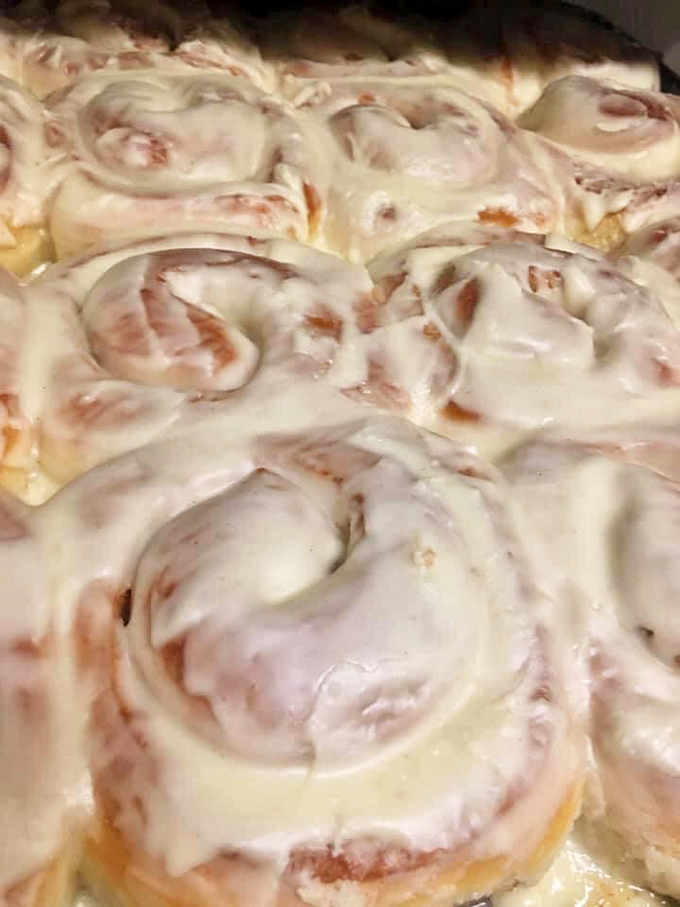 These aren't just cinnamon rolls&mdash;they're fluffy spirals of joy topped with a glaze so perfect it could make angels weep.