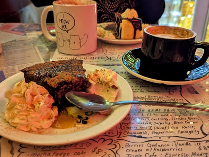 This isn't just cake&mdash;it's therapy on a plate. Rich, moist ginger cake paired with a perfectly pulled espresso makes troubles melt away.