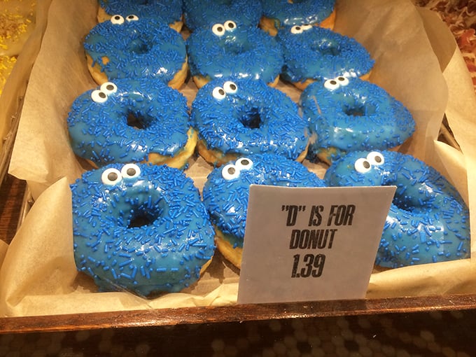 Cookie Monster would abandon cookies forever for these blue-frosted, googly-eyed creations. They're watching you contemplate having just one.