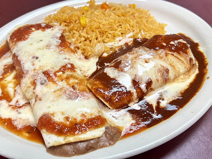 These enchiladas aren't just covered in sauce and cheese&mdash;they're smothered in the kind of love that makes you want to hug the chef.