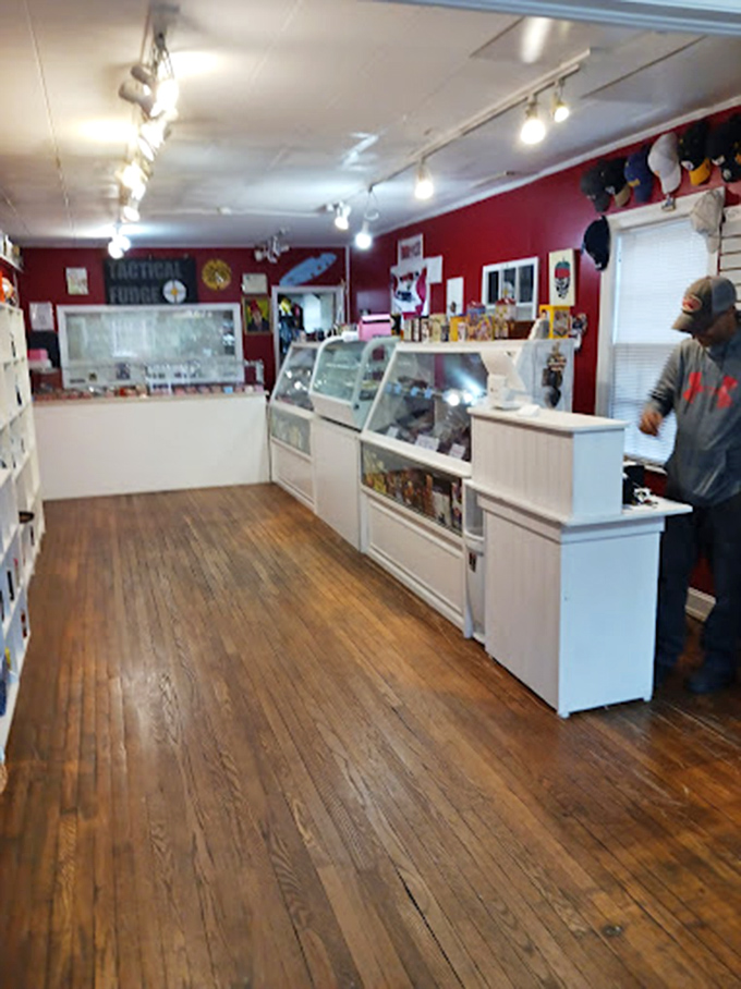 Behind this counter, chocolate dreams come true. The display case isn't just filled with candy&mdash;it's filled with possibilities and future happiness.