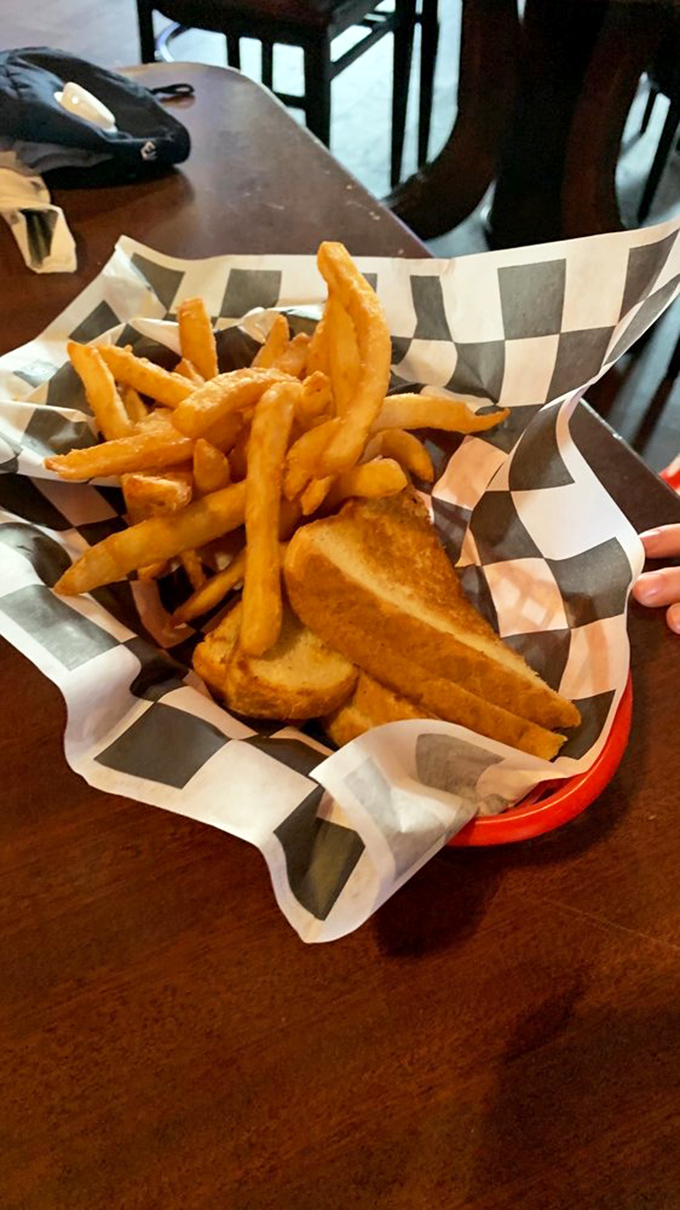 The legendary grilled cheese that launched a thousand road trips &ndash; golden, buttery, and oozing with perfectly melted cheese that stretches with each bite. 