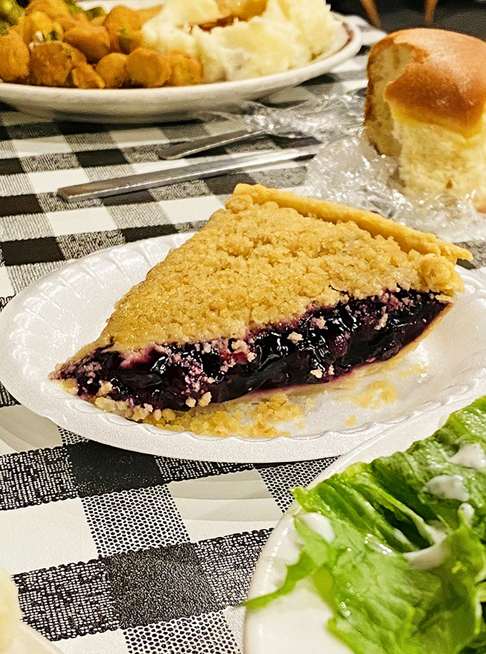 Blueberry pie so authentic you'll swear you hear birds singing as you eat it. Each berry bursts with summer sunshine.
