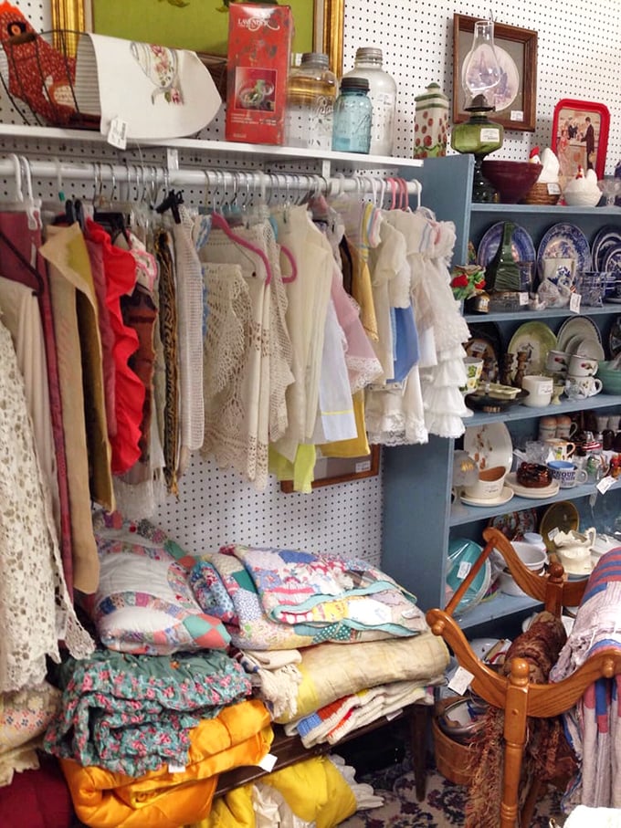 Long corridors lead into more corridors&mdash;a retail TARDIS where you'll swear the inside is bigger than the outside.