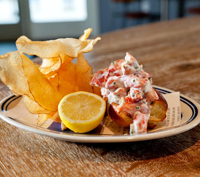 The lobster roll that launched a thousand return visits&mdash;chunky Maine lobster nestled in buttery perfection with golden fries standing guard.