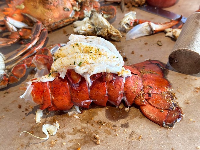 This isn't just lobster; it's a crustacean masterpiece that makes you wonder why you ever wasted time eating anything else.