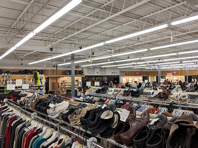 The shoe section: where footwear gets its second chance at greatness. From barely-worn loafers to vintage boots, every pair tells a story waiting for a new chapter.