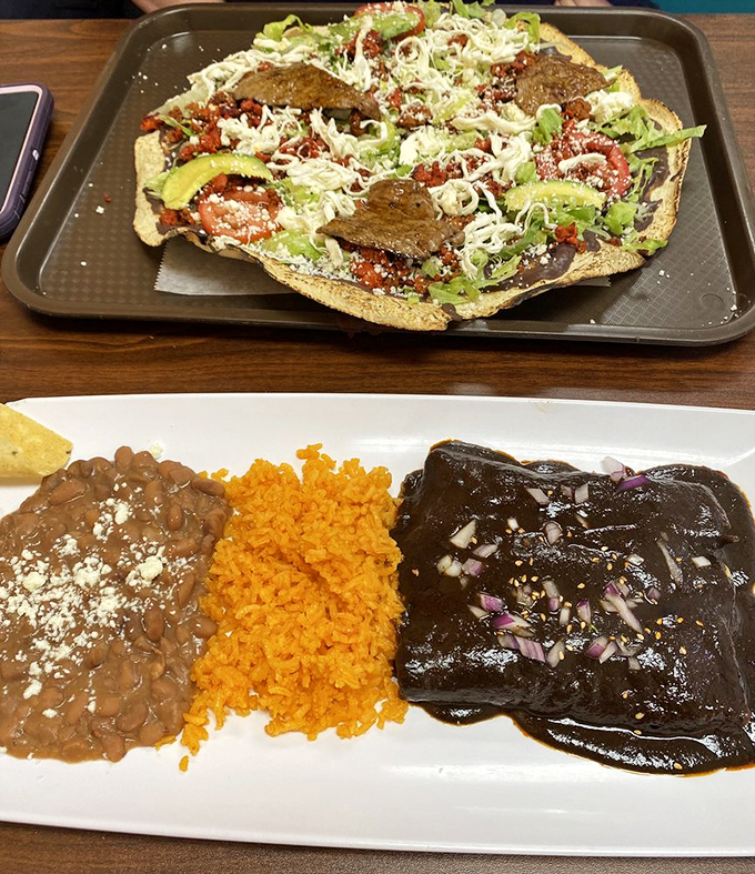 Mole sauce so dark and mysterious it could star in its own film noir, while that Tlayuda is essentially a Mexican pizza that Italy wishes it invented.