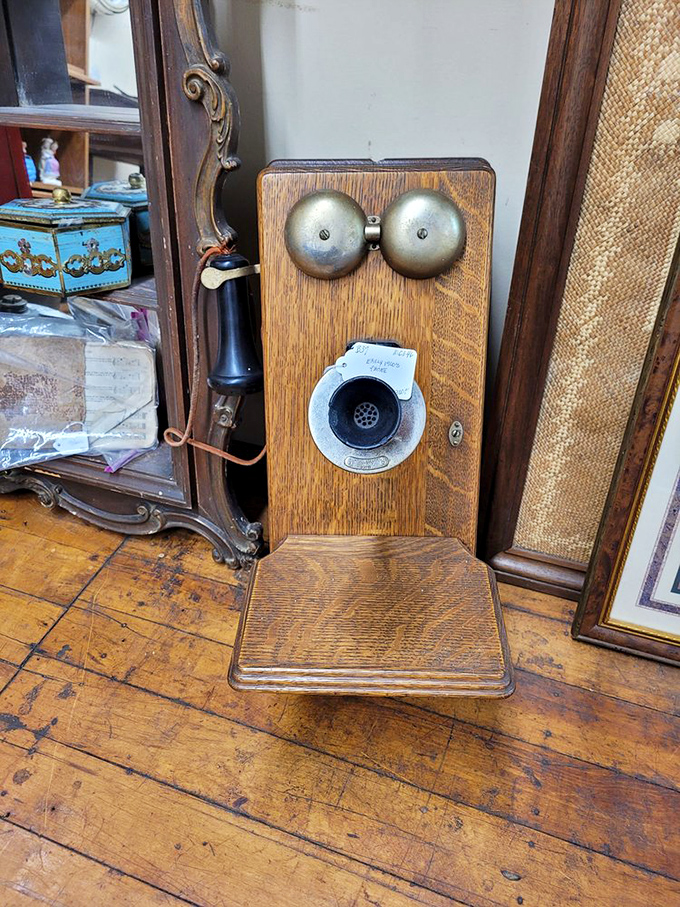This isn't just an antique telephone&mdash;it's a portal to an era when "hanging up" required actual hanging, and calls were events, not afterthoughts.