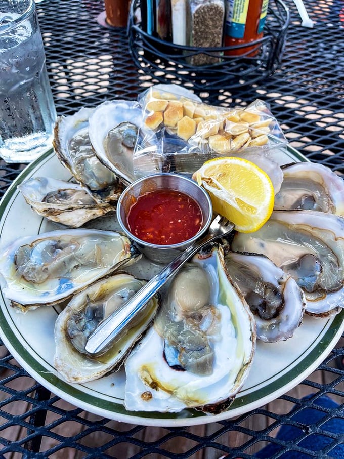 Fresh oysters on the half shell&mdash;nature's perfect appetizer, requiring nothing more than a squeeze of lemon and momentary silence.
