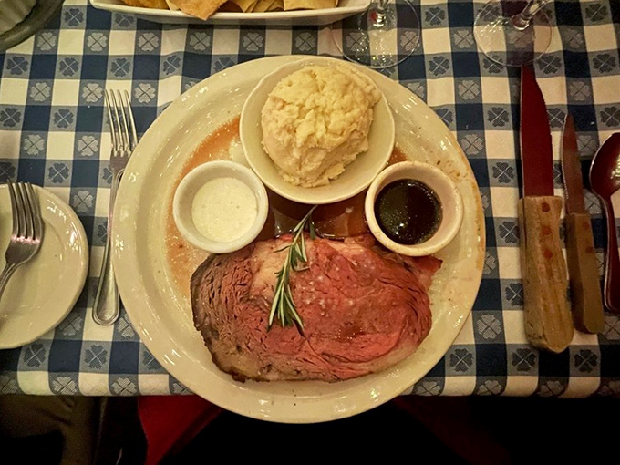 This prime rib isn't just dinner&mdash;it's an event. The perfect pink center says, "I've been preparing for our date all day."