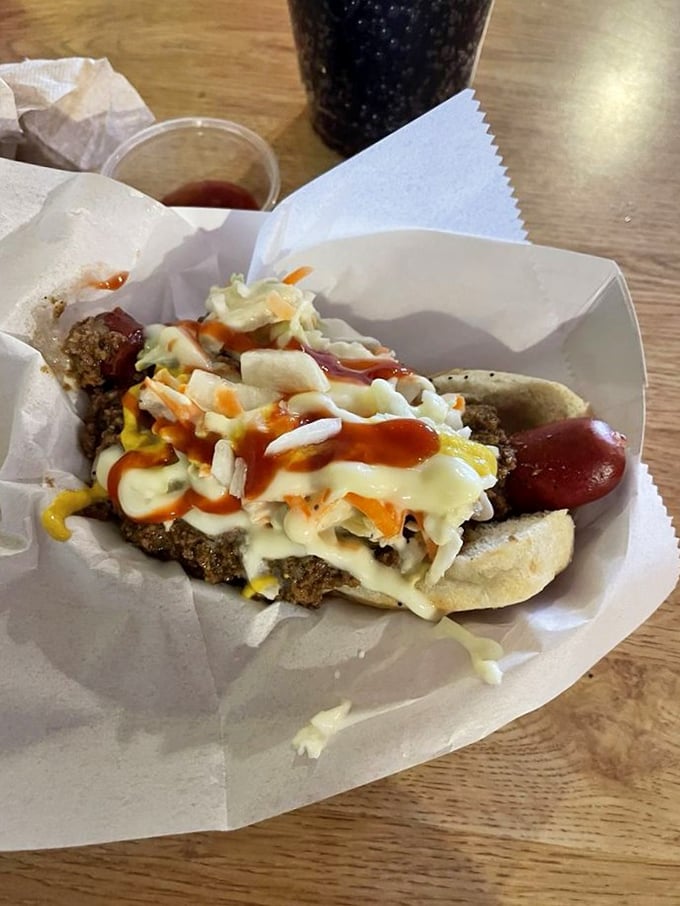 The Carolina Slaw Dog doesn't just speak Southern&mdash;it sings, with creamy coleslaw providing the perfect cool counterpoint to the savory dog.