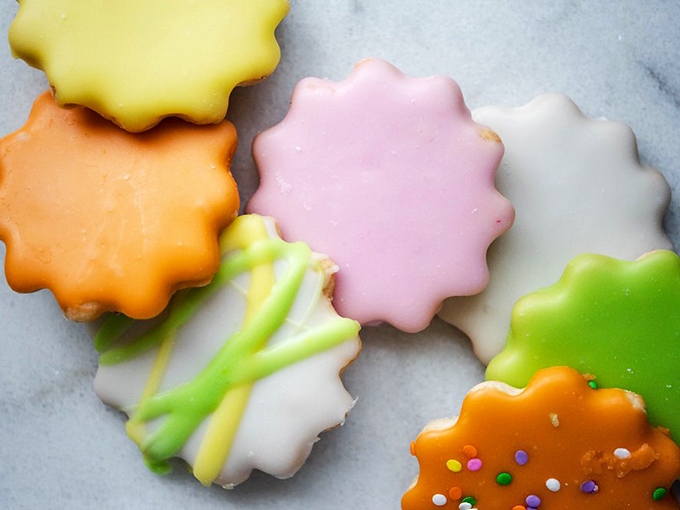 These sugar cookies aren't just desserts, they're edible art &ndash; little round canvases of frosted perfection that make grocery store versions hang their heads in shame.