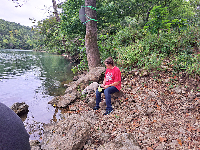 Riverside contemplation&mdash;where catching fish is just a bonus to the real prize of disconnecting from emails and reconnecting with yourself.