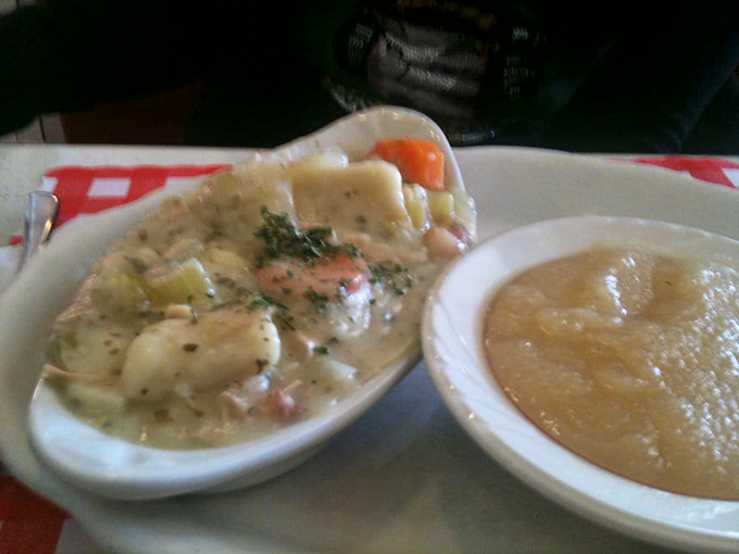 Behold the Western omelet in its natural habitat, flanked by perfectly toasted bread and home fries that could make a potato farmer weep with pride.