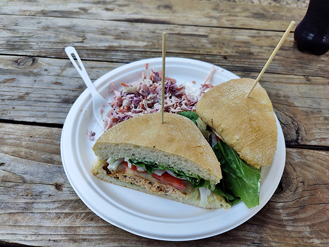 These salmon tacos aren't just a meal, they're a Pacific Northwest love letter. Wild-caught coho meets fresh corn tortillas in perfect harmony.