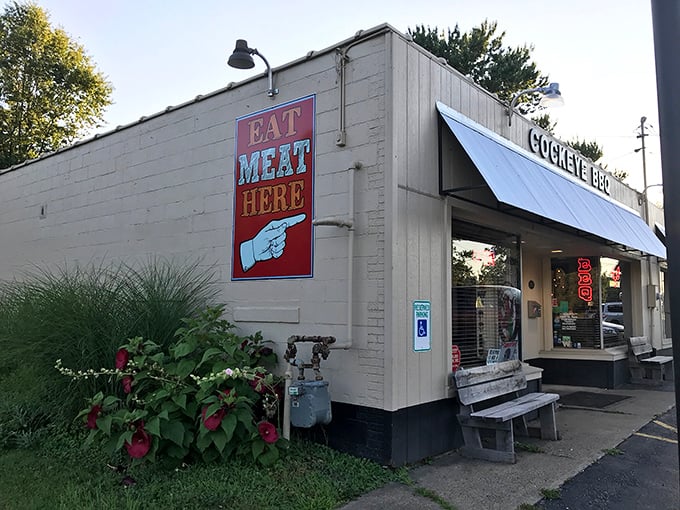 "Eat Meat Here" isn't just a sign at Cockeye BBQ &ndash; it's the best advice you'll get all day.