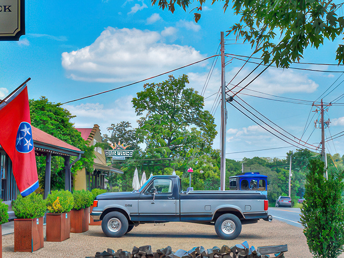 Leiper's Fork is that rare place where a pickup truck parked outside a shop looks less like transportation and more like installation art.