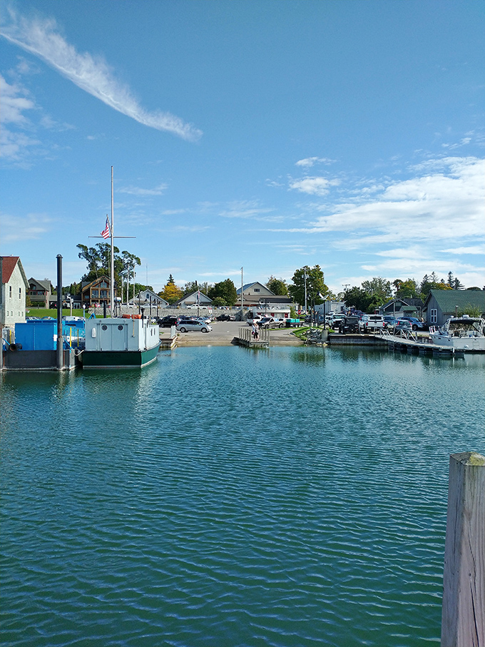 Leland's Fishtown preserves the authentic character of a Great Lakes fishing village. Weathered wood that tells a thousand maritime stories.