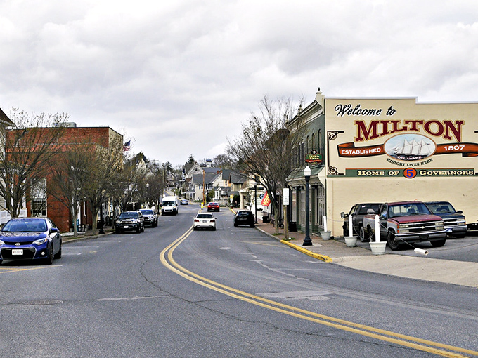 Milton welcomes visitors with small-town pride and a promise of hidden treasures waiting beyond the sign.