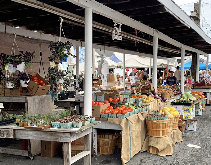 Roots Country Market: Wooden beams frame a wonderland of antiques where collectors hunt for that perfect conversation piece.