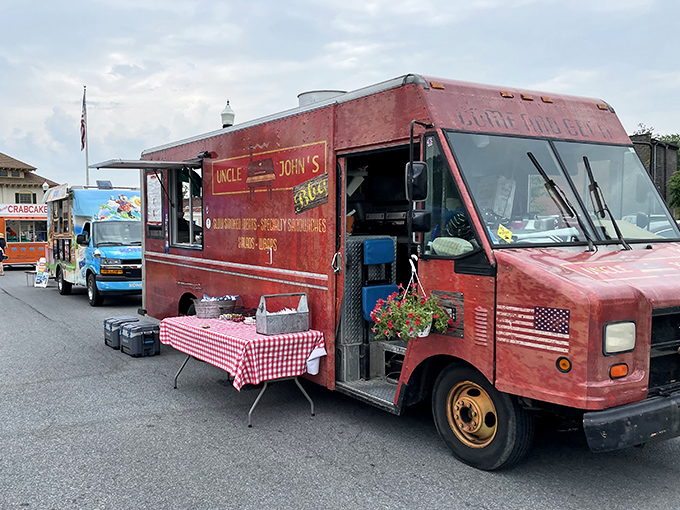 The checkered tablecloth and picnic seating tell you everything &ndash; Uncle John's BBQ isn't just a meal, it's an outdoor celebration of smoke.
