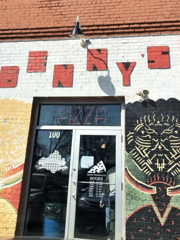 Simple storefront, extraordinary pizza. Inside this unassuming space lurks slices larger than your weekend plans.