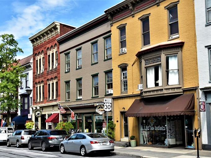 Historic brick buildings frame Gettysburg's streets &ndash; if these walls could talk, they'd need their own History Channel series.
