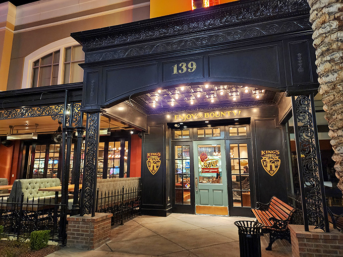 King's elegant entrance suggests what awaits inside&mdash;seafood that makes you question why you ever settled for frozen fish sticks.