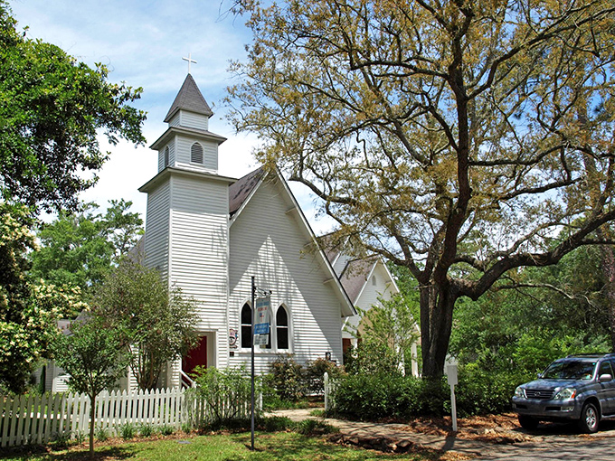 A white church nestled among ancient oaks &ndash; Magnolia Springs knows the recipe for timeless Southern serenity.