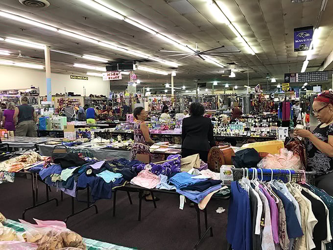 Tables laden with everyday treasures at prices that'll make your wallet do a happy dance. Bargain hunting at its most satisfying!