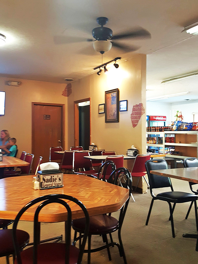 Papa D's (entrance): "The General Store approach to greatness – pizza and community served in equal measure. Rural Nebraska's hidden gem."