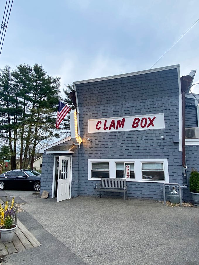 A gray-shingled shrine to the art of perfect frying, where patience in line is rewarded with seafood nirvana.