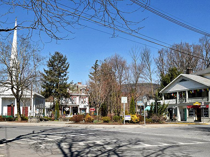 Colorful cottages and quirky shops make Woodstock the Adirondack equivalent of your coolest friend's neighborhood.