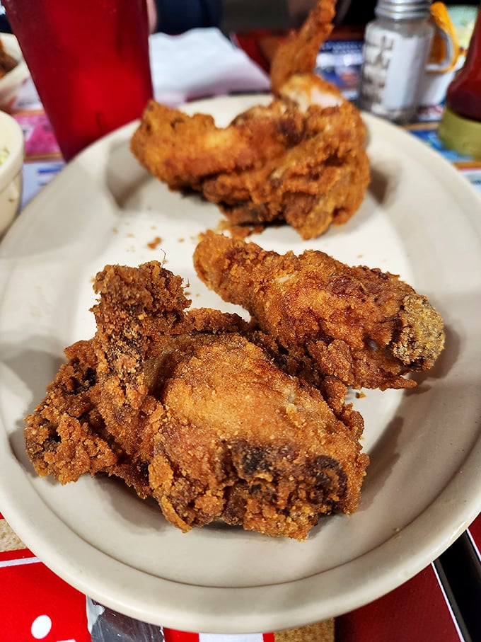 Each piece sports that signature deep amber crust&mdash;crackling with seasoning&mdash;while somehow maintaining the juiciest meat imaginable inside.