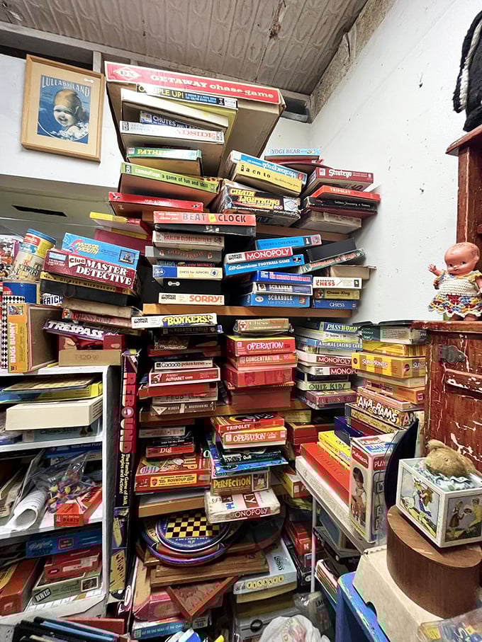 Board game heaven! From Operation to Monopoly, this nostalgic corner could single-handedly rescue any family from their smartphone addiction.