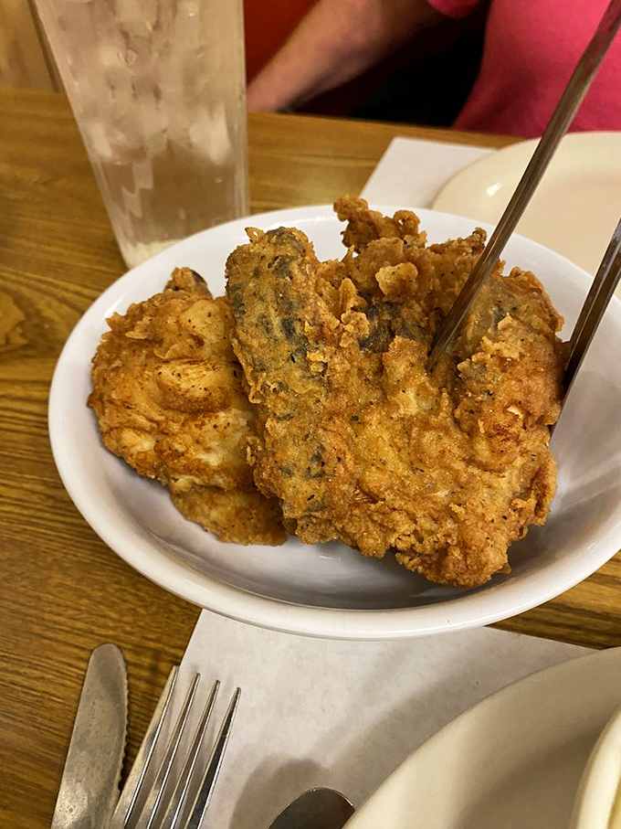 The kind of fried chicken that makes you question your life choices. Why haven't you been eating this every day for the past decade?