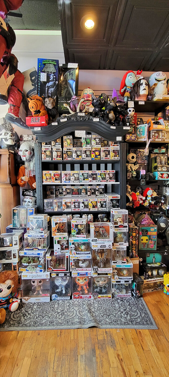 The Funko Pop shrine could make even the most disciplined collector's wallet tremble. Their adorable, oversized heads nodding in silent agreement: "Yes, you need us all."