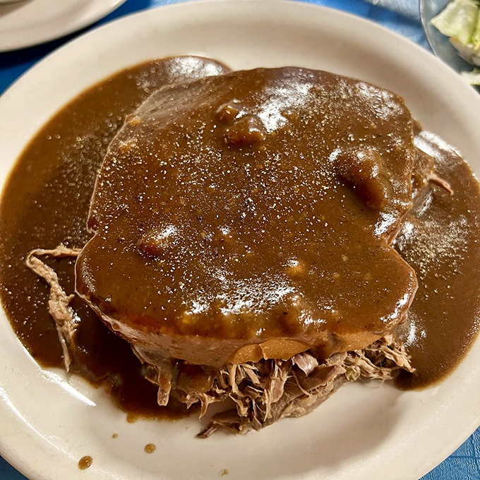 The hot roast beef sandwich isn't trying to reinvent comfort food&mdash;it's simply perfecting it with gravy that demands to be sopped up.
