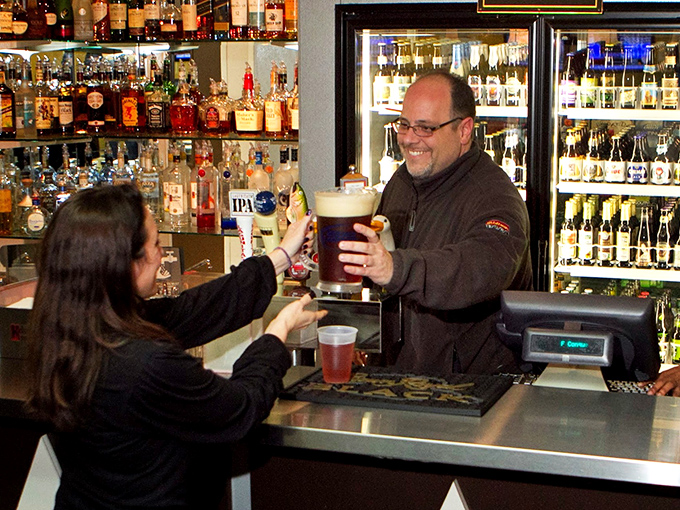 The true MVPs of any bowling alley - bartenders who pour both beer and wisdom with equal expertise.