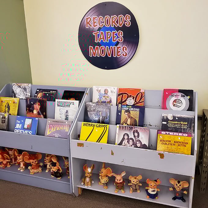 Vinyl heaven! From The Pixies to Perry Como, these record bins are time machines disguised as plastic discs. Nostalgia sold separately.